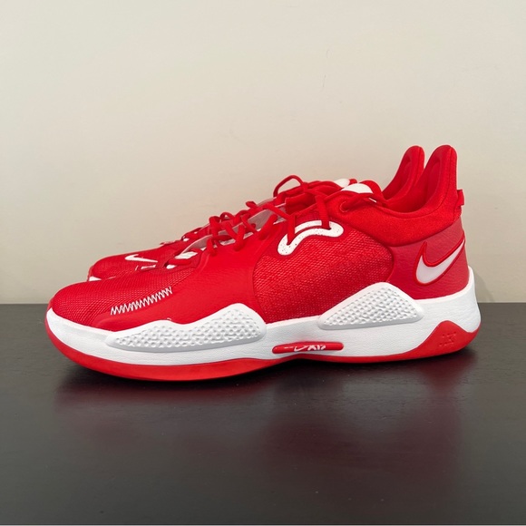 Nike | Shoes | Mens Nike Pg 5 Tb University Red Basketball Shoes Dm545603 New | Poshmark
